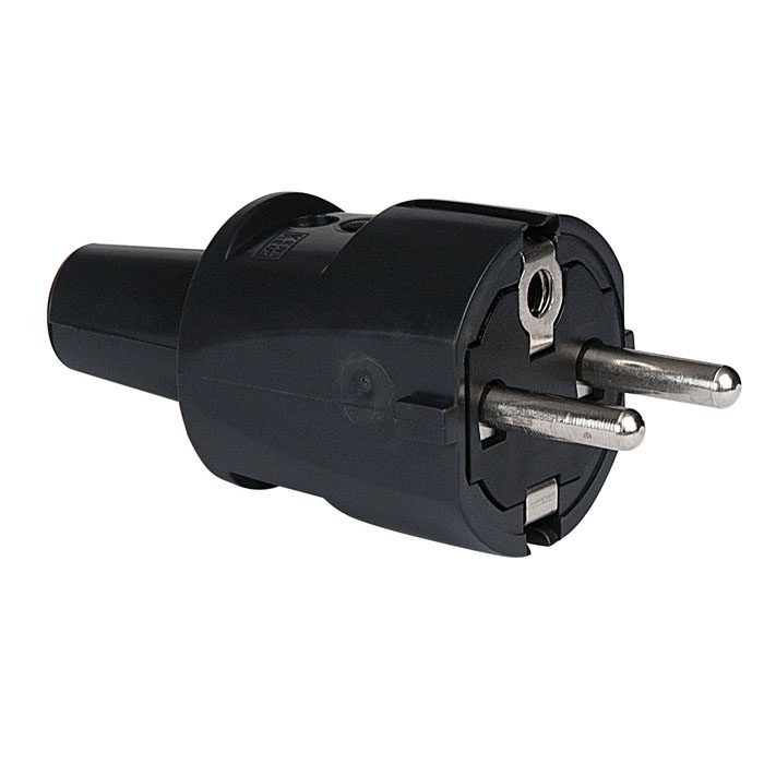 PVC Schuko Connector Male (240 V) 90405 ABL - Extreme Quality Control